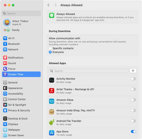 如何在 Mac 上使用屏幕时间