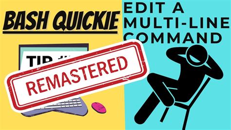 Edit Multi Line Commands In Bash Remastered Youtube