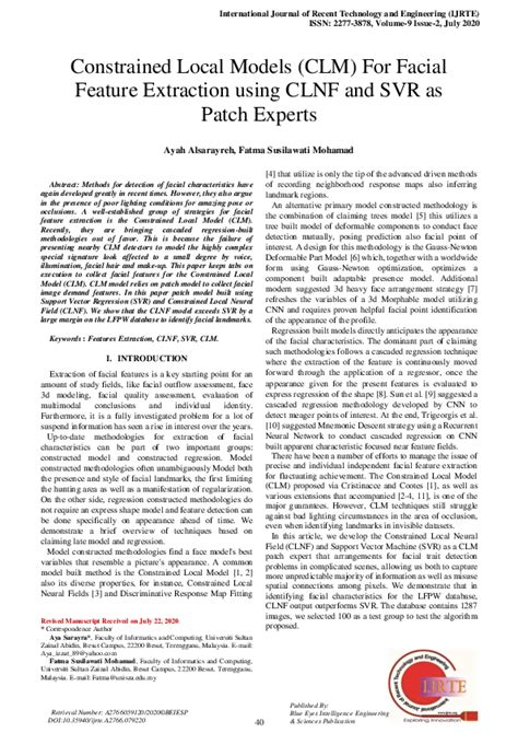 pdf constrained local models clm for facial feature extraction