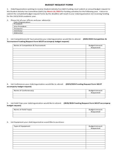 Fillable Online Nvc Student Activity Fees Process And Guidelines