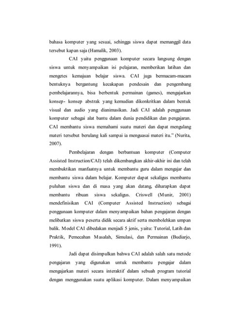 Modul Pembelajaran Berbasis Komputer Model Tutorial Docx