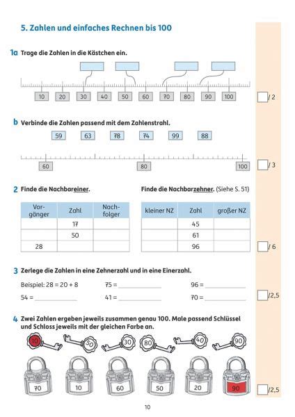 Tests In Mathe Lernzielkontrollen 2 Klasse Von Agnes Spiecker