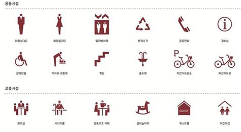 롯데건설 새로운 픽토그램 선보여