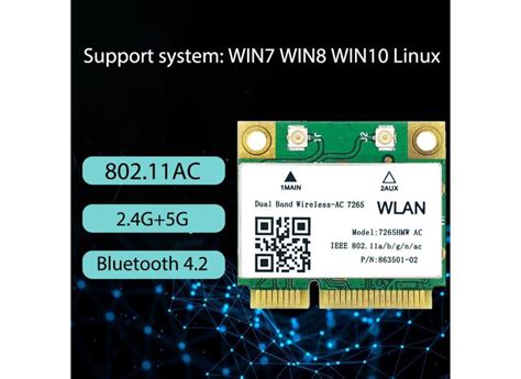 Placa De Rede Sem Fio Da C A Da Dupla Faixa G G Hmw Da Placa De Rede De