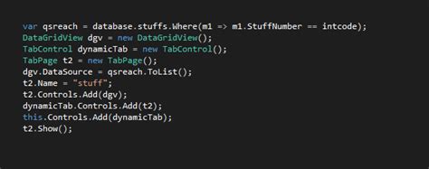 C How To Send The Var Value Full Of Lists To Tabcontrol Stack Overflow