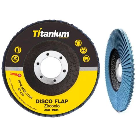 Disco De Lixa Flap 412 Para Lixadeira Kit C10 PÇs Madeiramadeira