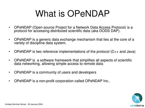 Ppt Opendap And Thredds Access And Discovery Of Distributed