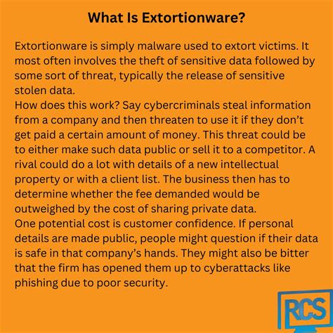 Reno Computer Services Llc On Linkedin What Is Extortionware Call