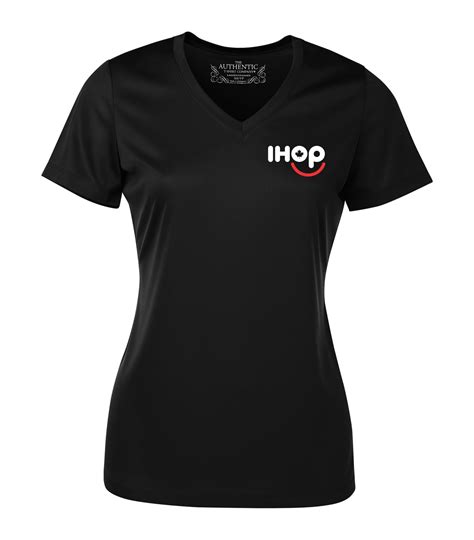 Ihop Staff Shirt Dry Fit V Neck Exclusive Imprint