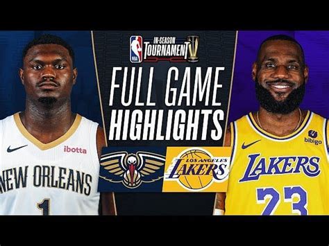 La Lakers Injury Report For 2023 Nba In Season Tournament Final Dec 9