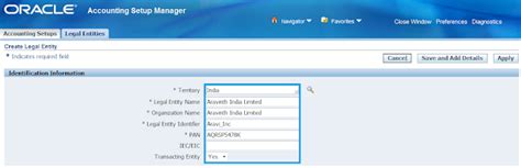 Oracle Ebs And Fusion Cloud Blog Defining Legal Entity