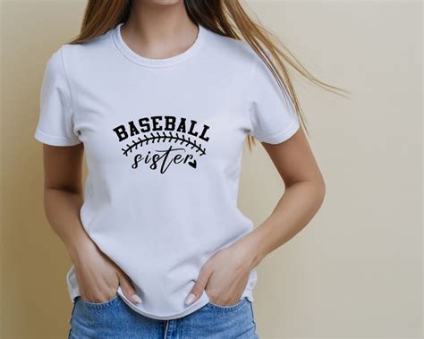 Baseball Sister Svg Baseball Svg Baseball Shirt Svg Baseball Sis Svg