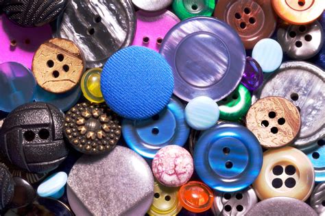 Mixed Colorful Buttons Jigsaw Puzzle In Macro Puzzles On