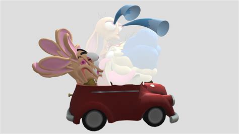Nickelodeon All Star Brawl Ren And Stimpy Download Free 3d Model By