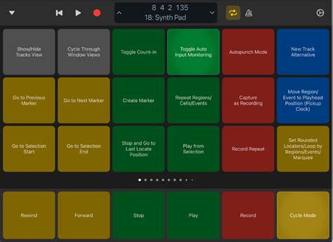 Key Commands In Logic Remote On IPad Overview Apple Support