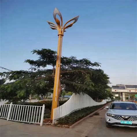 Smart Lighting Pole With Led Screen And Brightness Control System Smart Lighting Pole And Led