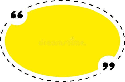 Quote Box Frame Speech Bubbles With Quotation Marks Blank Text Message Box For Quotes Symbols