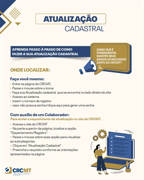 Atualização Cadastral Crcmt