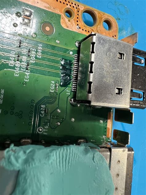 First Xbox Series X Hdmi Repair Customer Brought In Xbox That Had The Hdmi Port Pushed Through