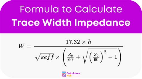 Trace Width Impedance Calculator Online
