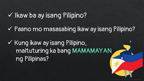 SOLUTION Ang Pagkamamamayang Pilipino Pptx Studypool