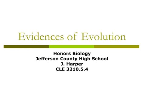 Ppt Evidences Of Evolution Powerpoint Presentation Free Download