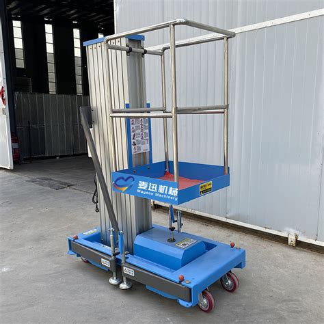 Aerial Elevated Work Platform Portable Aluminium Alloy Elevator Lift
