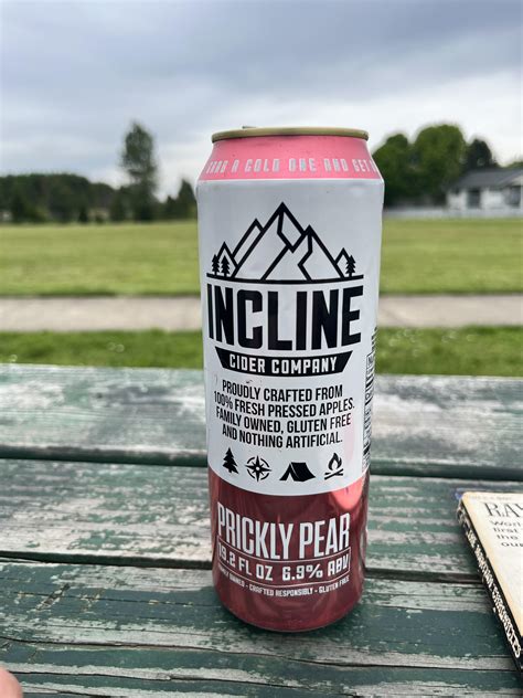 Incline Cider Company Prickly Pear Tacoma Washington Im New To Ciders But This Sure Was