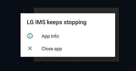 How To Fix Unfortunately Lg Ims Has Stopped Error Artofit