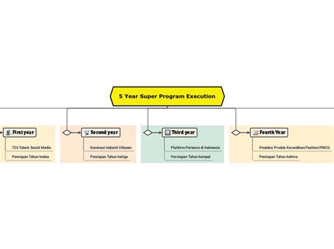 5 Year Super Program Execution Mind Map