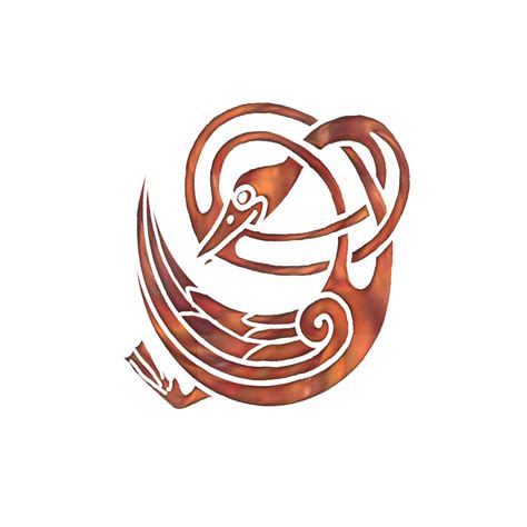 Celtic Duck Symbol Mixed Media By Nan Engen Fine Art America