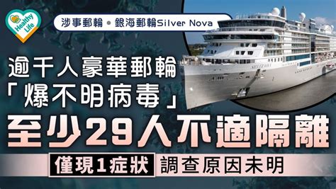 集體中毒｜逾千人豪華郵輪「爆不明病毒」 至少29人不適隔離僅現1症狀
