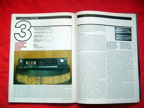 Technics Rs B100 Cassette Deck Test Review Audio Magazine