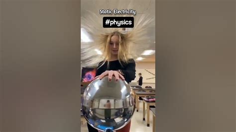 Static Electricity Van De Graph Generator Experiment Youtube