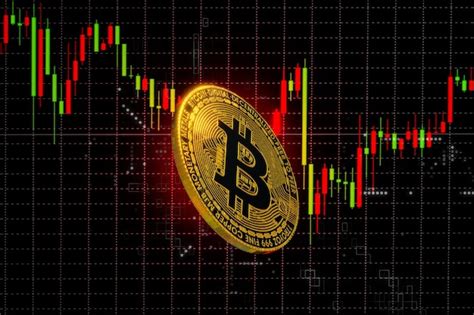 Premium Photo Bitcoin With Investing Chart