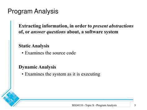 Ppt Topic S Program Analysis And Transformation Powerpoint