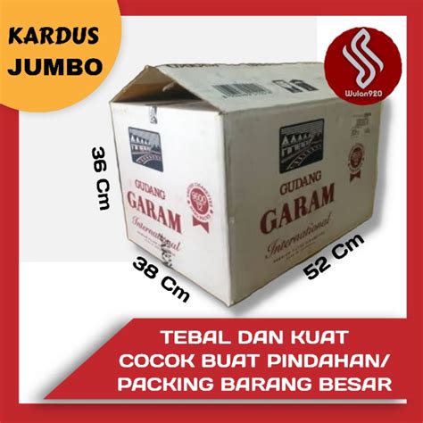 Jual KARDUS BEKAS BESAR JUMBO TEBAL DOUBLE WALL BUAT PINDAHAN UKURAN