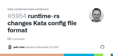 Runtime Rs Changes Kata Config File Format Issue 5954 Kata