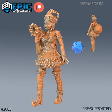 3d Printable Mrs Claus Evil Wife T Bringer Mary Christmas