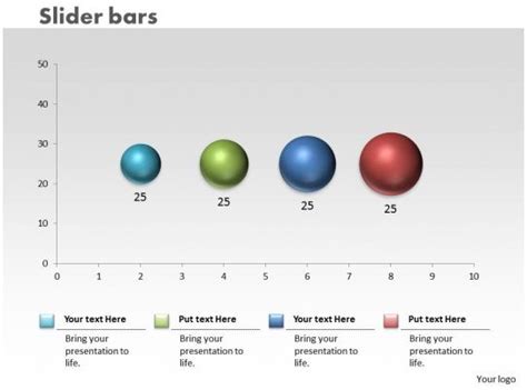0414 Slider Bubble Chart Business Data Diagram Powerpoint Graph Ppt