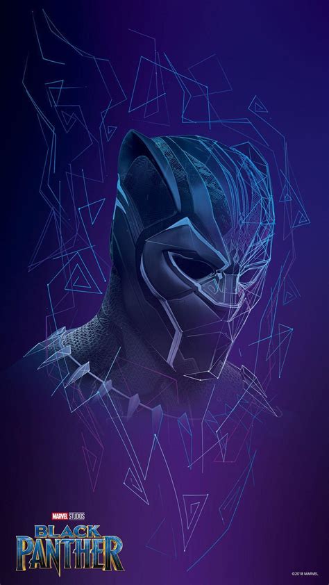 Neon Black Panther Marvel Wallpapers Top Free Neon Black Panther