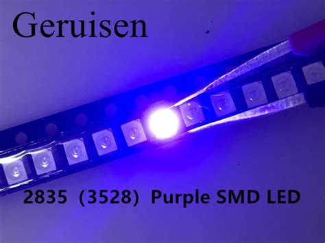 Stck SMD UV LED Lila Lampe Perle Grandado
