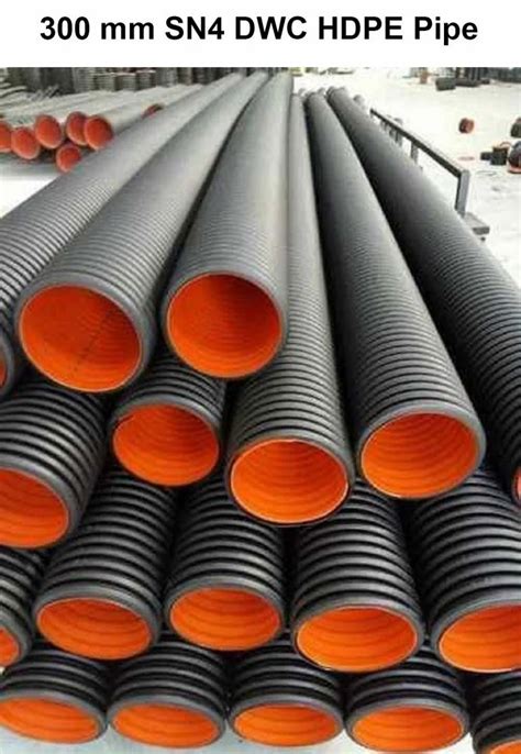 300 Mm Sn4 Dwc Hdpe Pipe 200mm 8 Inch At ₹ 665 Meter In New Delhi Id 22442452997