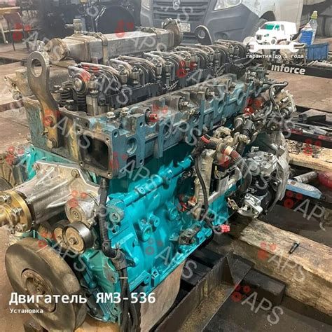 Установка и сборка мотора ЯМЗ-536