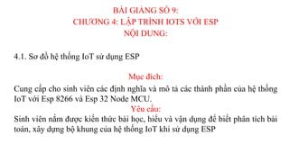 BG Phat Trien Ung Dung IoT 3TC Tuan 9 Pdf