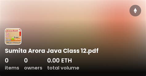 Sumita Arora Java Class 12 Pdf Collection OpenSea