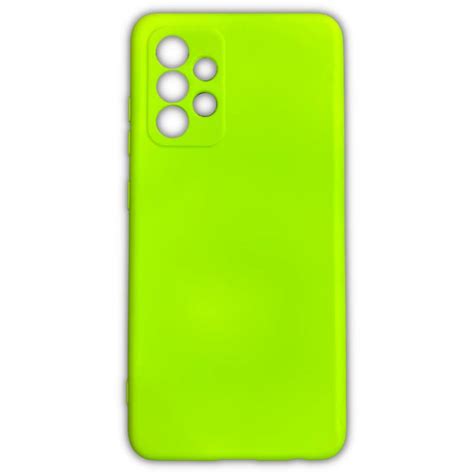 Generico Carcasa Funda Color Para Samsung A52 A52s Verde Fluor