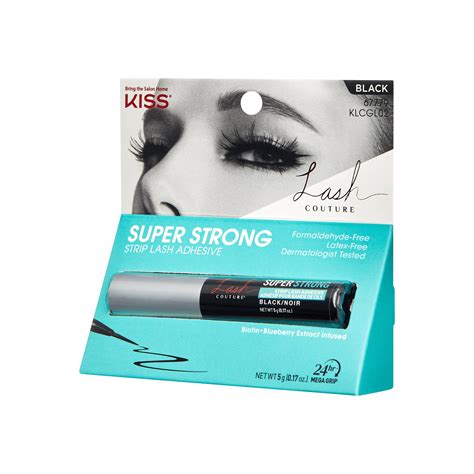 Kiss Lash Couture Super Strong Lash Glue Black 5g Kiss Usa
