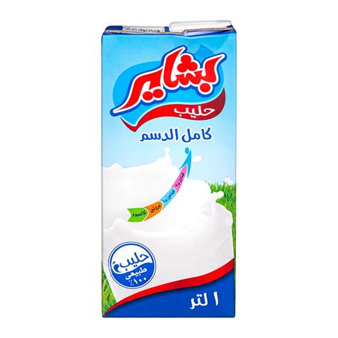 Buy Bashayer Full Cream Milk 1 Liter Online Carrefour Egypt