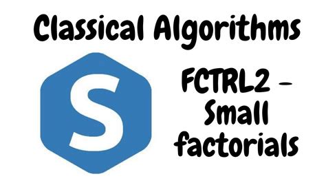 SPOJ FCTRL2 Small Factorials YouTube